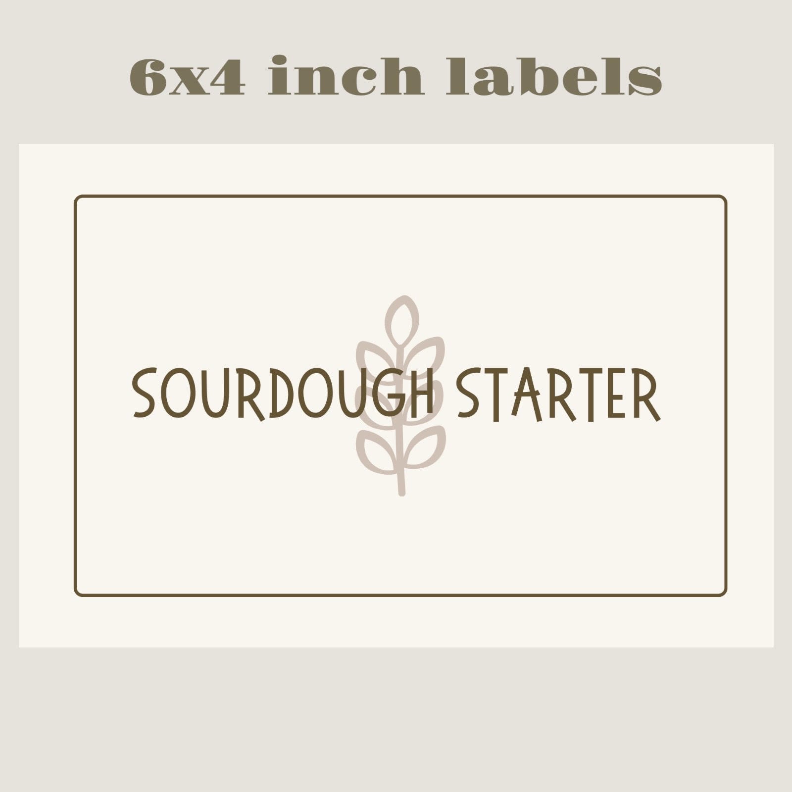 Customizable 4-pack Digital Sourdough Starter / Sourdough Bread / Flour ...