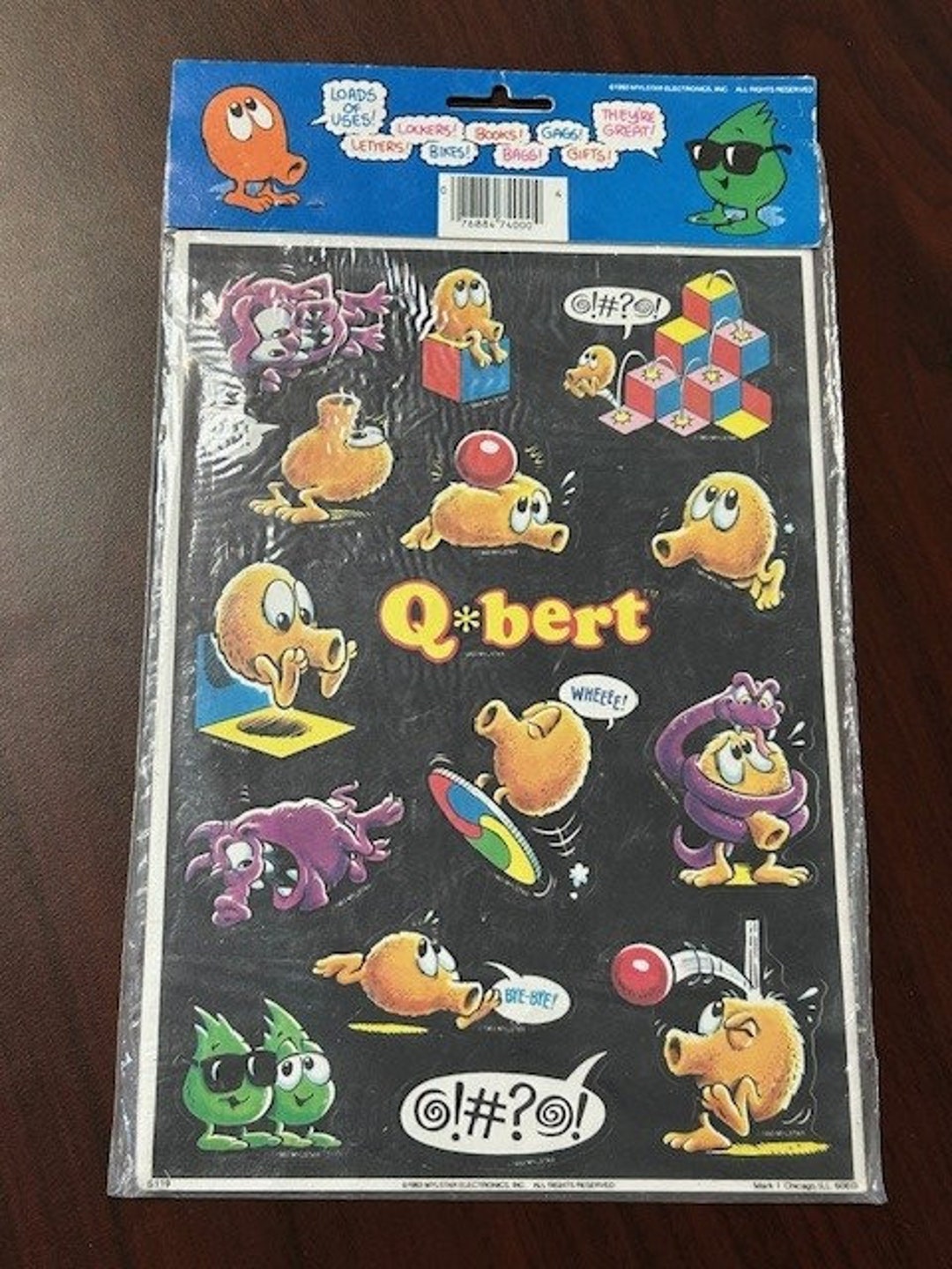 Mark 1, 1983 STICKERS QBERT - Etsy