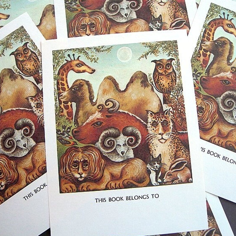 Childrens Bookplates - Etsy