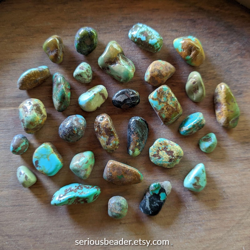 Turquoise Nugget Grams - Etsy