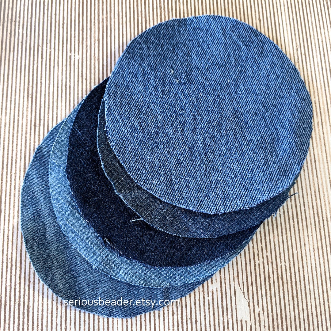 20 Denim Circles, 5-1/2" for Quilting, Embroidery - Etsy