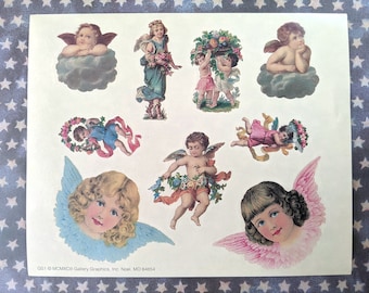 Angel Stickers Sheet - Etsy