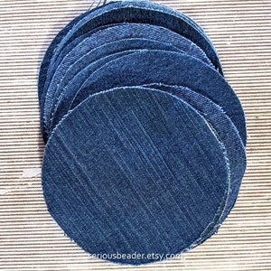 20 Denim Circles, 5-1/2" for Quilting, Embroidery - Etsy