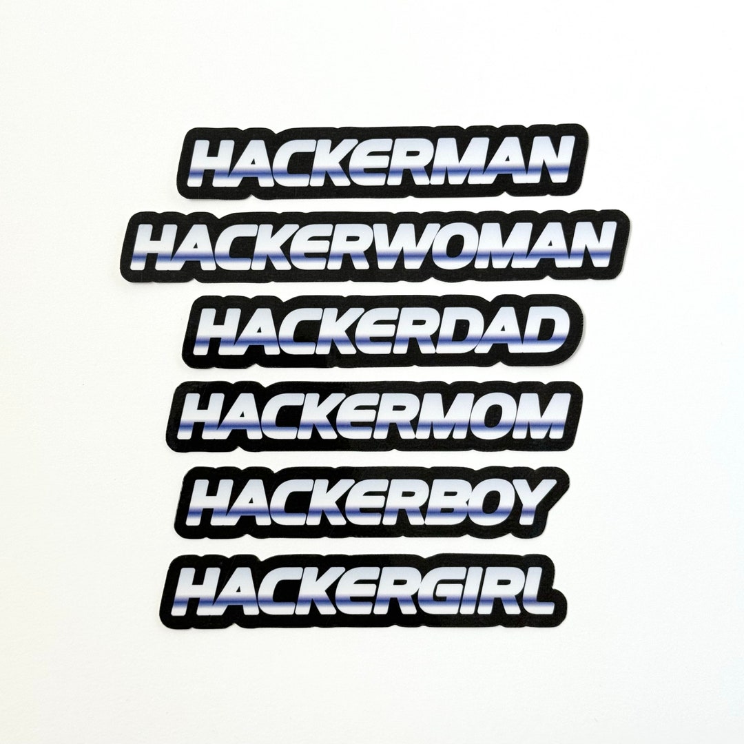 Hackerman Sticker - Etsy