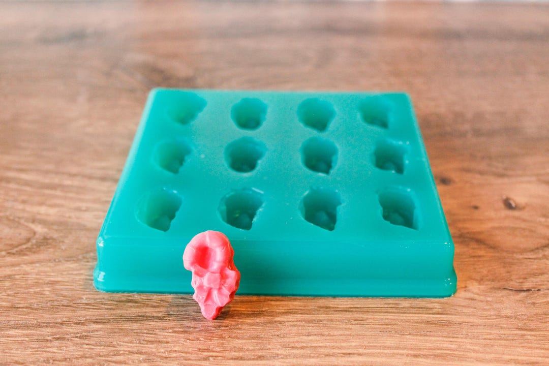 Candy Cane Silicone Mold | Silicone Wax Melt Molds | Silicone Soap ...