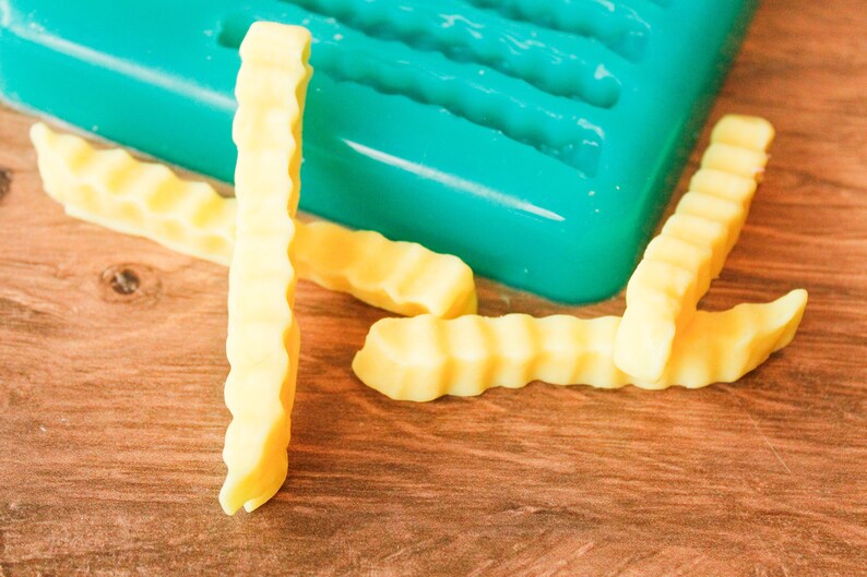 French Fries Silicone Mold | Silicone Wax Melt Molds | Silicone Soap ...