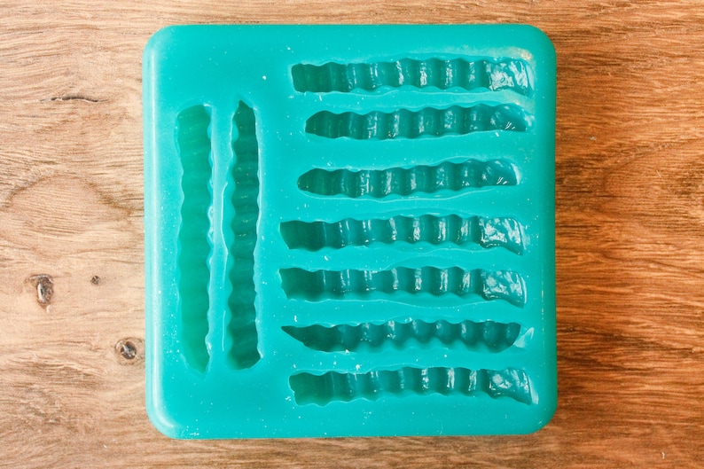 French Fries Silicone Mold | Silicone Wax Melt Molds | Silicone Soap ...
