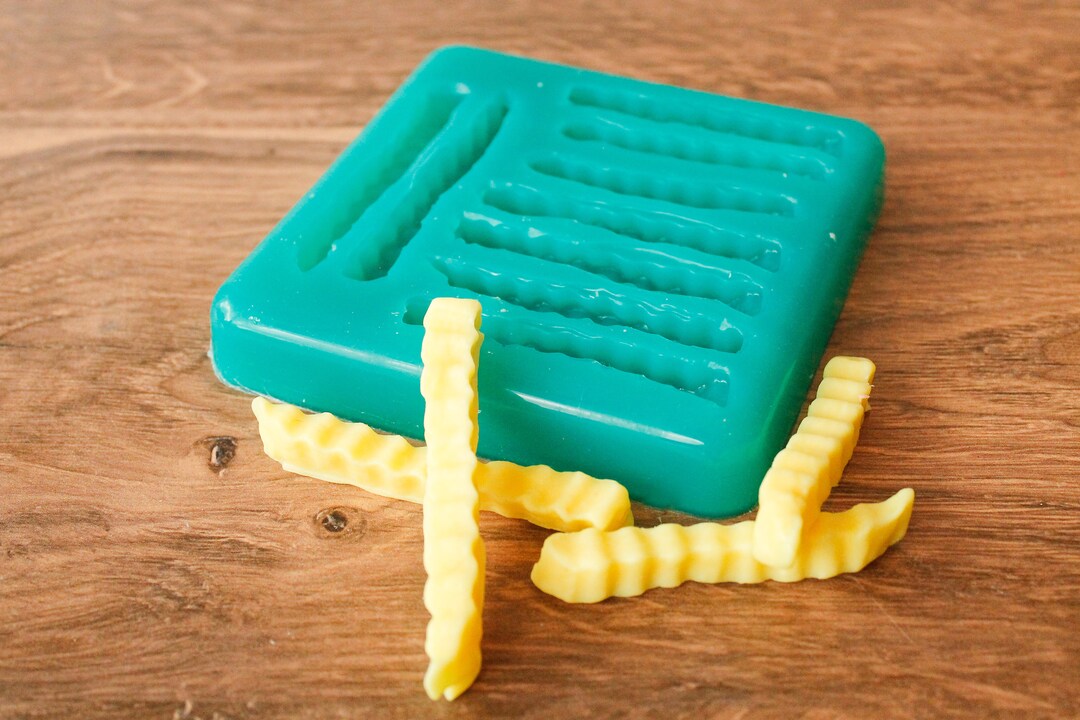French Fries Silicone Mold | Silicone Wax Melt Molds | Silicone Soap ...