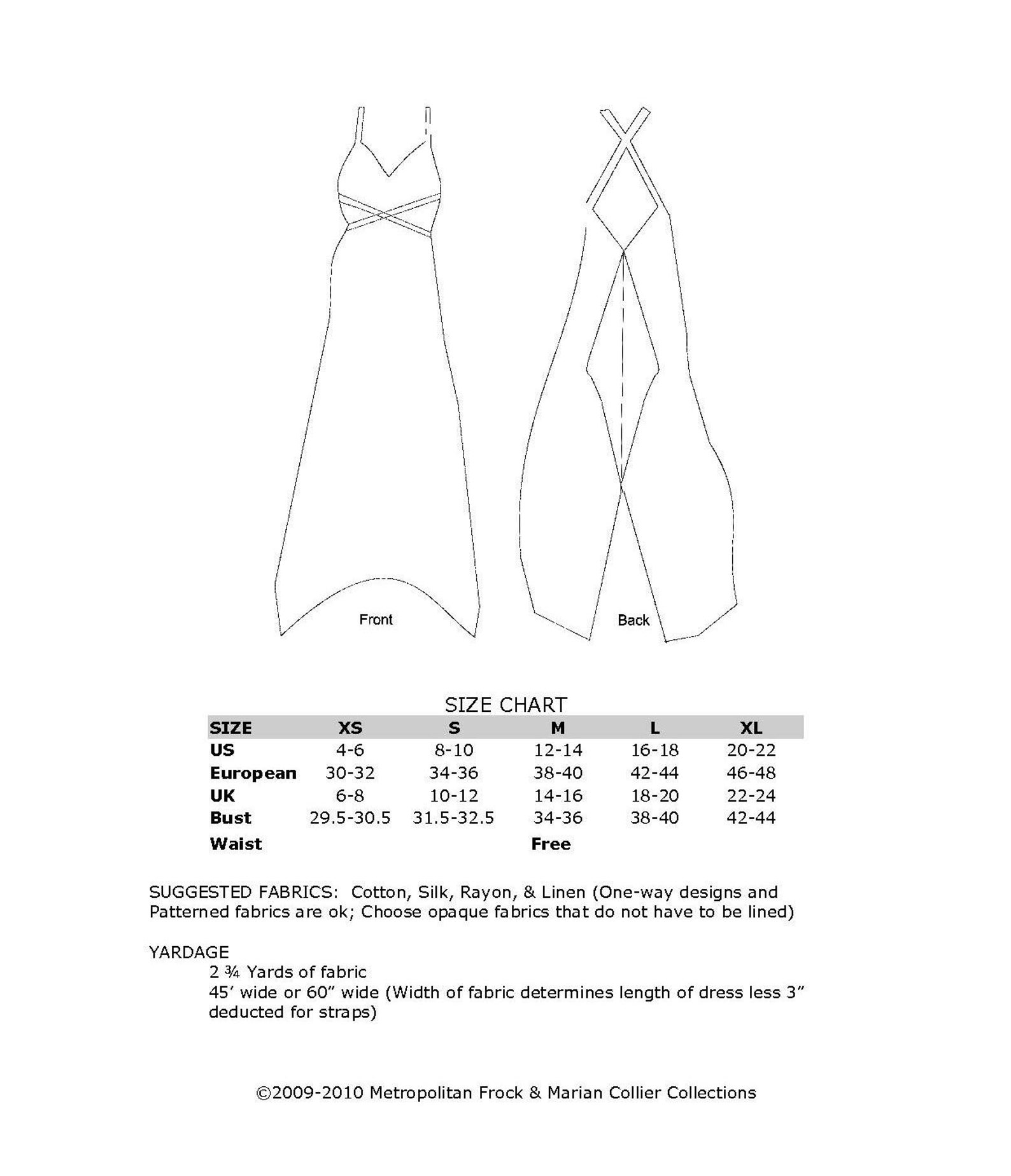 INSTANT DOWNLOAD the One Seam Sundress - PDF Pattern - Etsy