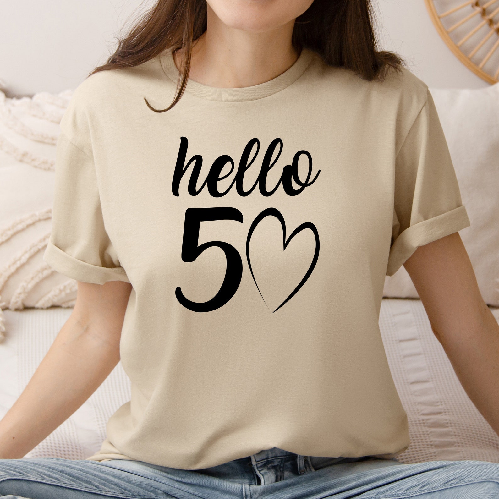Hello 50 Birthday Shirt 50th Birthday Tee 50th Birthday Gift 50th ...