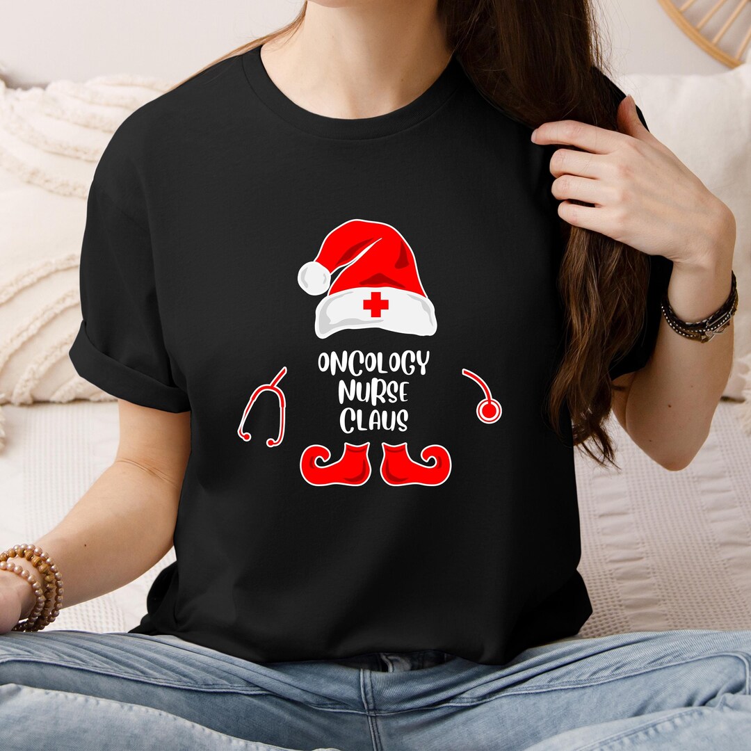 Christmas Oncology Nurse Claus Squad Shirt, Xmas Oncology Nurse ...