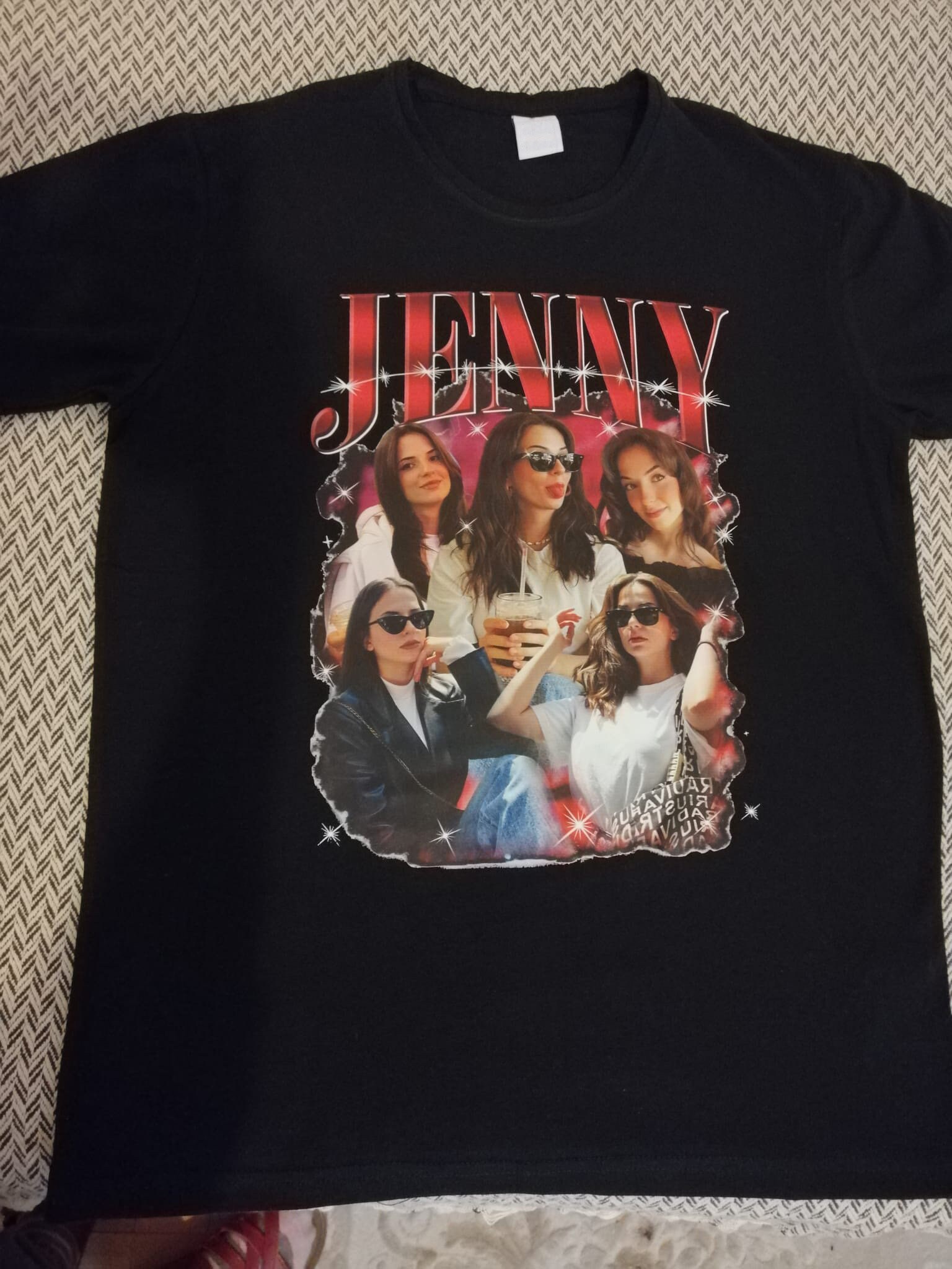 Custom Photo Shirt Retro Girlfriend Shirt Personalized Picture Tee ...