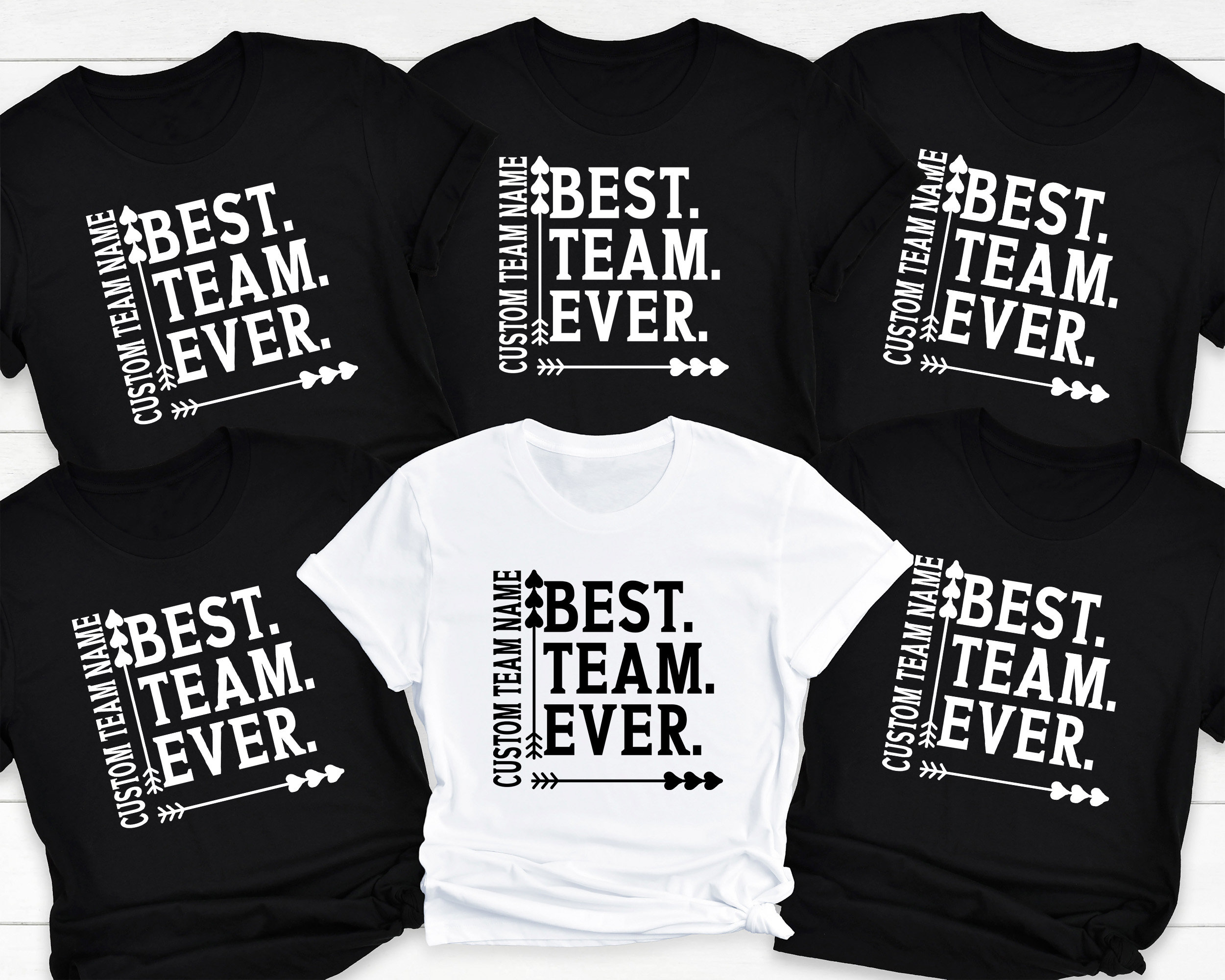 Custom Best Team Ever Shirts Personalized Team Shirt Teammate T-shirt ...