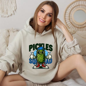 Pickle Squad Shirt, Pickle Shirt, Pickle Sweatshirt, Vegetable T Shirt, Pickle Hoodie, Vegan T ...