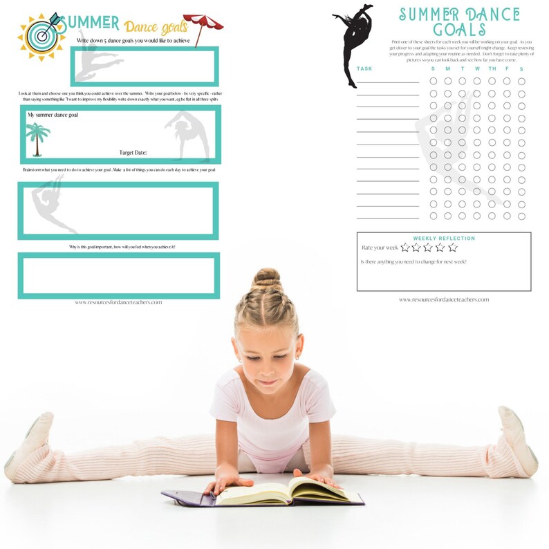 PRINTABLE GOAL PLANNER - Daily Goal Planner - Digital Downloadable ...