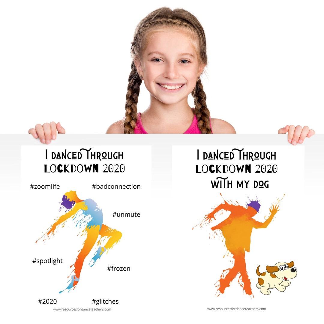 16 Dancer Gift Lockdown Certificates Download Pdf - Etsy