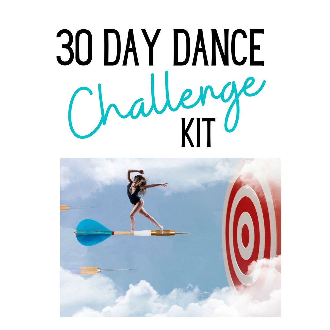 30 Day Dance Challenge Kit, Achieve Your Dance Goals, Goal Setting ...