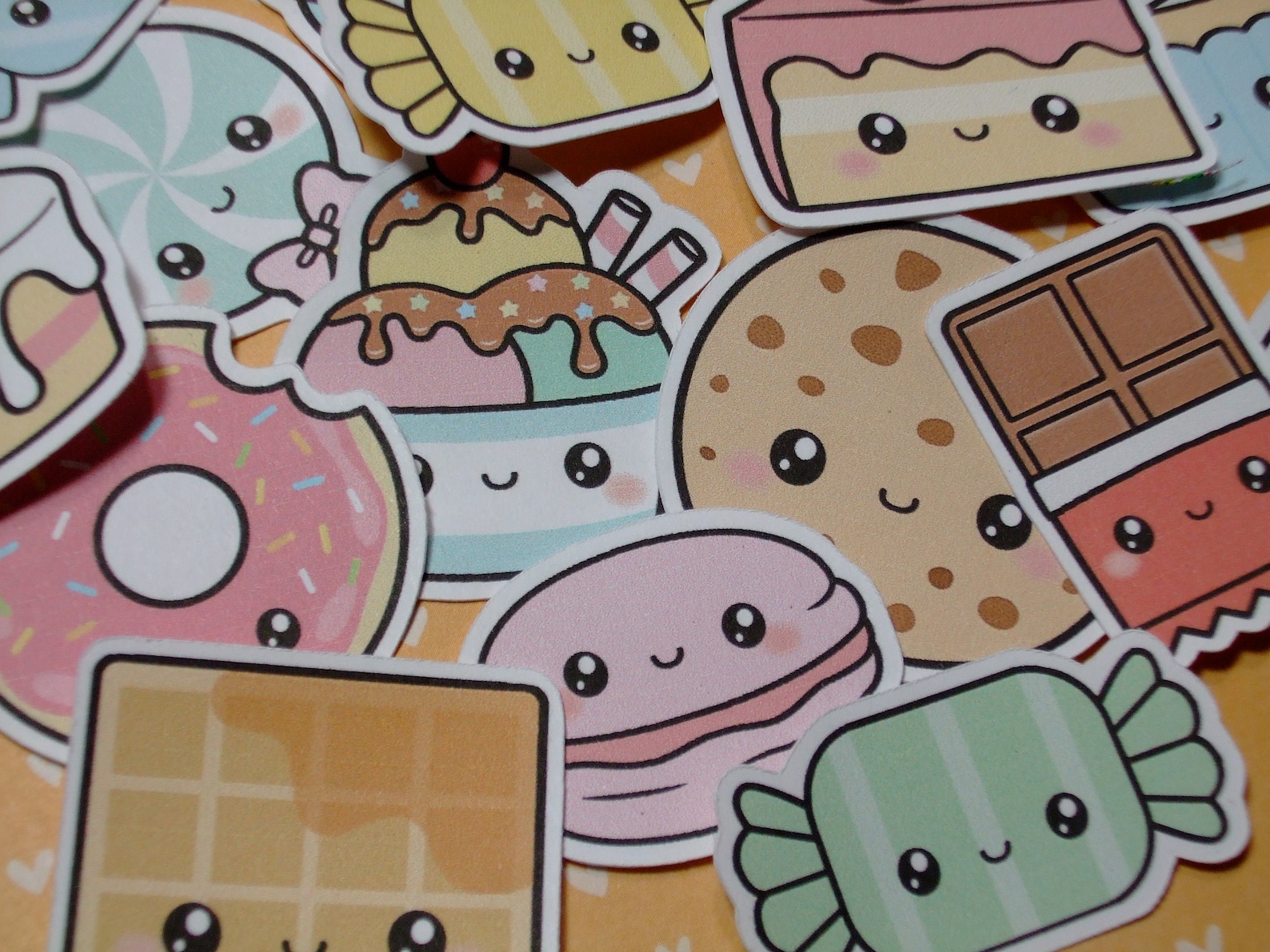 Sugar Blocks Sticker Flakes Kawaii Candy Sweets | Etsy