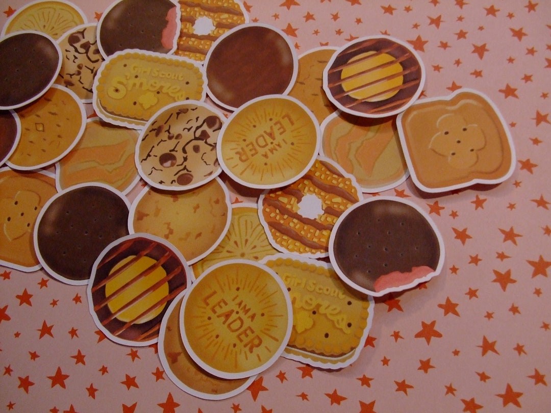 Sugar Blocks Sticker Flakes - More Delicious Girl Scout Cookies ...