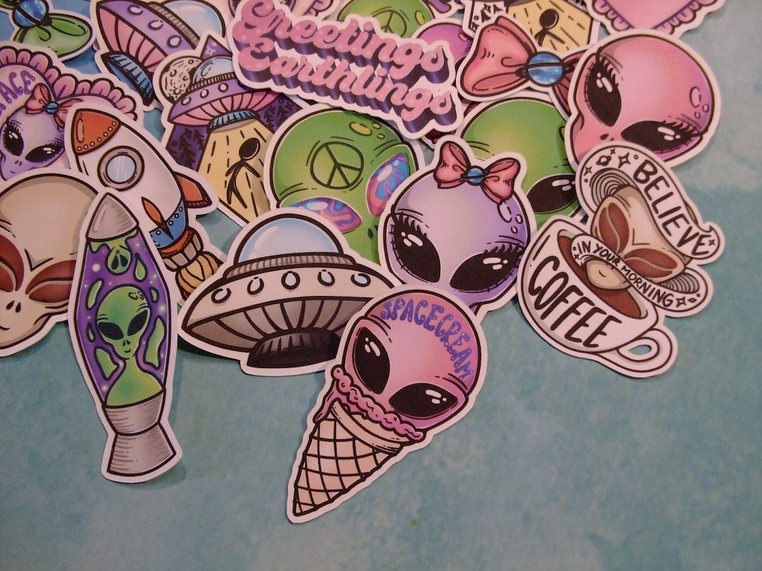 Sugar Blocks Sticker Flakes - Greetings Earthlings - Etsy