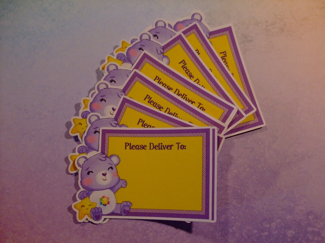 Sugar Blocks Labels - Harmony - Please Deliver to Label - PDT Letter ...