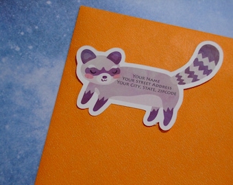 Custom Address Labels Woodland Fox set of 25 | Etsy