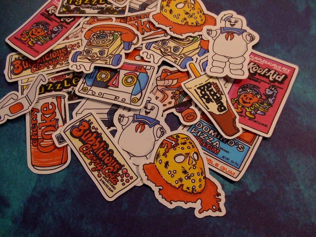 Sugar Blocks Sticker Flakes - Let's Remember the 80s - Stickers ...