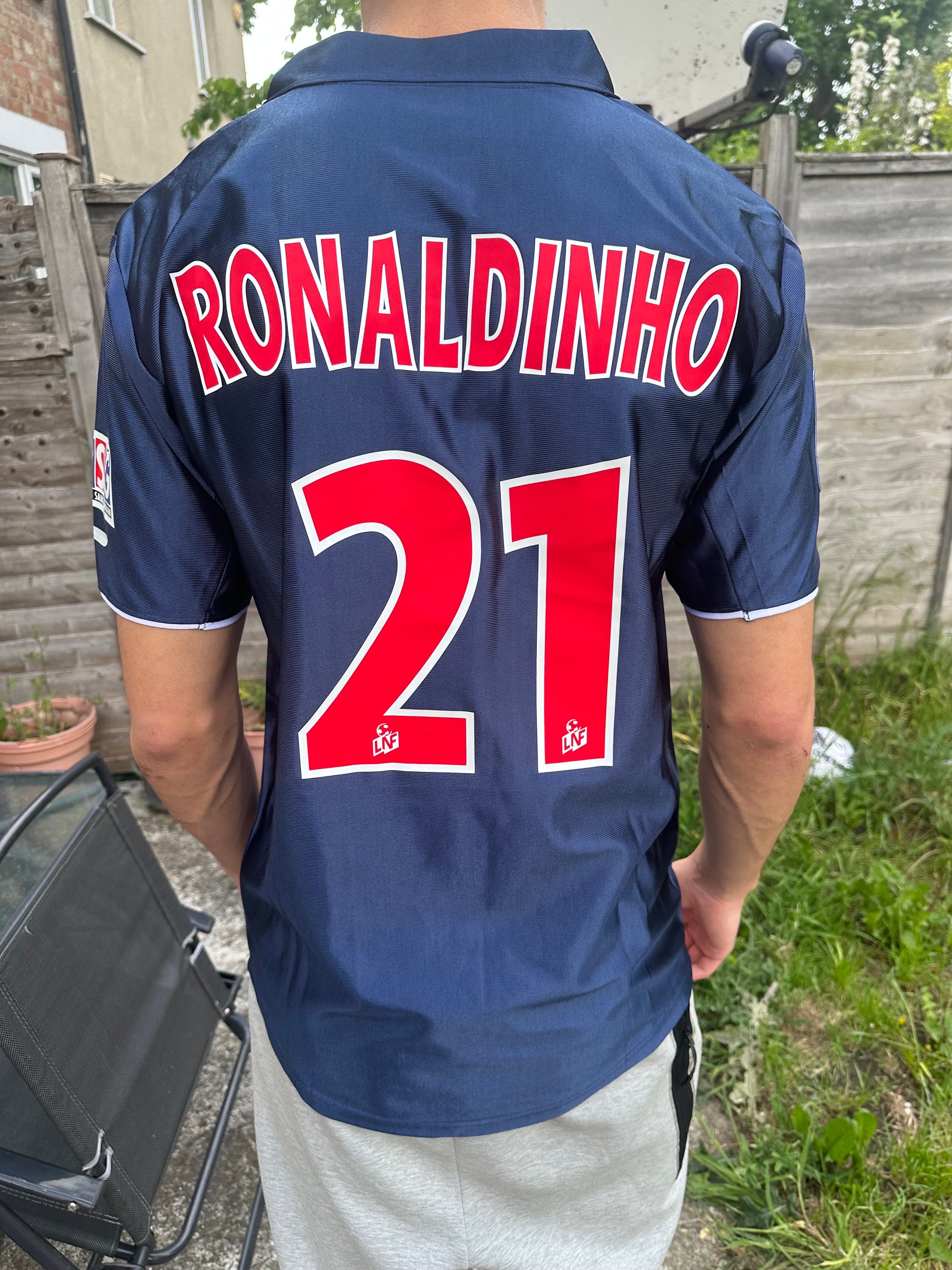 RETRO Ronaldinho PSG 2002 Home Jersey - Etsy