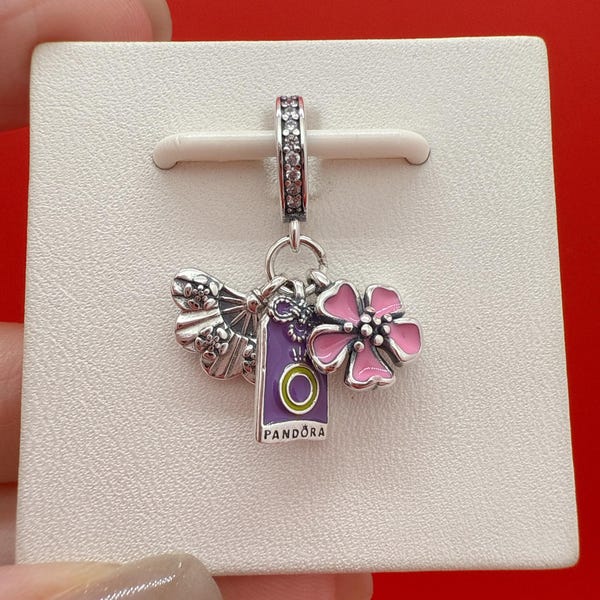 Japanese Fan Charm - Etsy