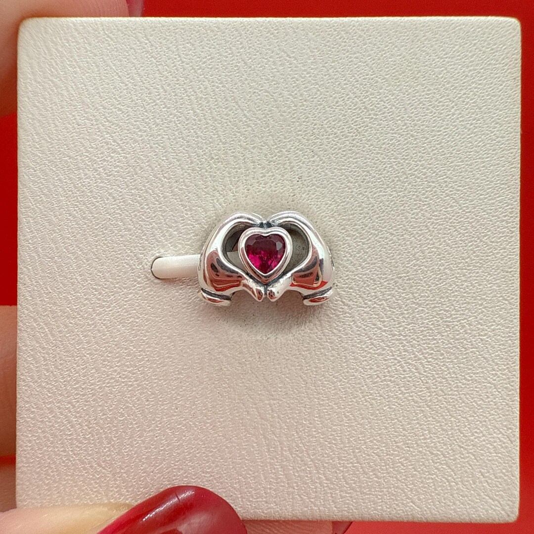 Mickey Mouse Heart Hands Charm for Pandora Bracelet - Etsy