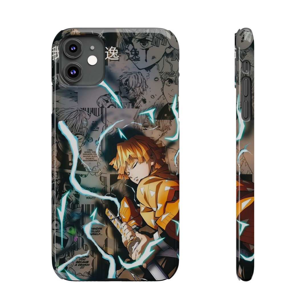 Kimetsu No Yaiba Zenitsu Agatsuma Slim Phone Cases - Etsy