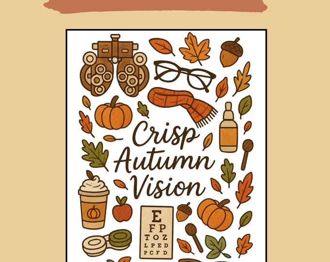Fall Eyecare PNG, Vision Office, Autumn Vision Therapist, Ophthalmic ...