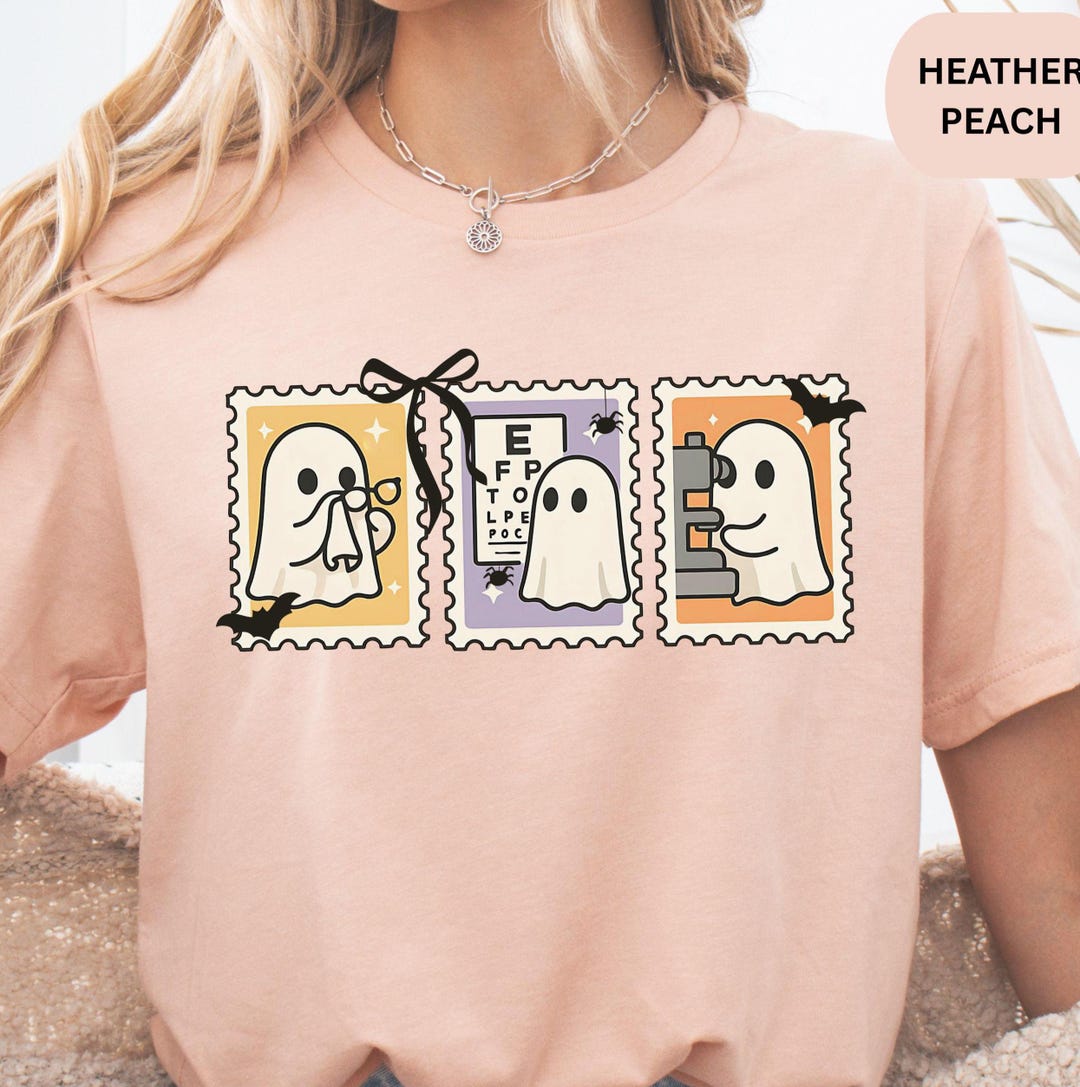 Cute Optometry Ghost Shirt, Ophthalmologist, Halloween Optometry ...