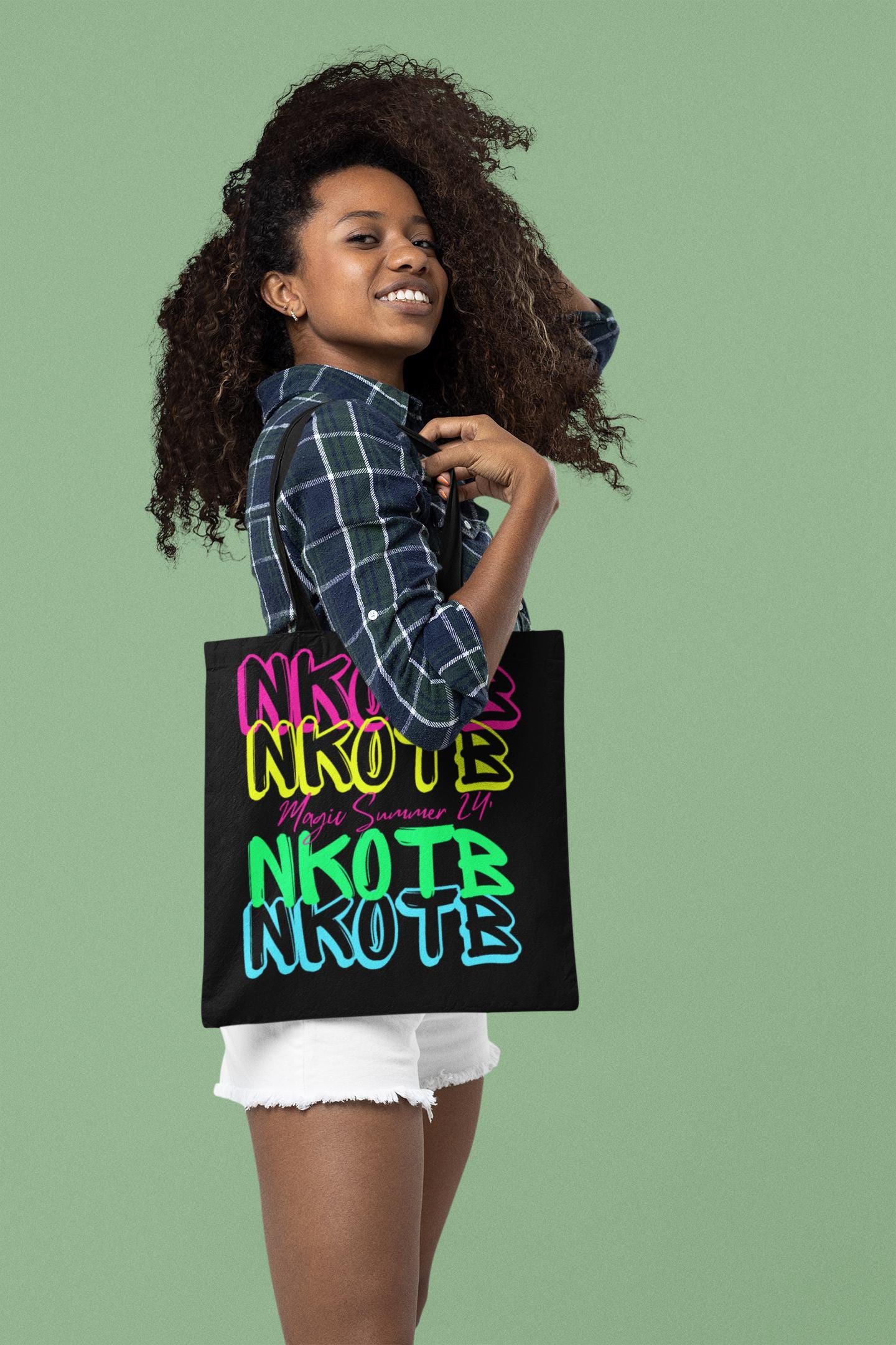 NKOTB Magic Summer 2024 Bag, Neon NKOTB Tote Bag, New Kids on the Block ...