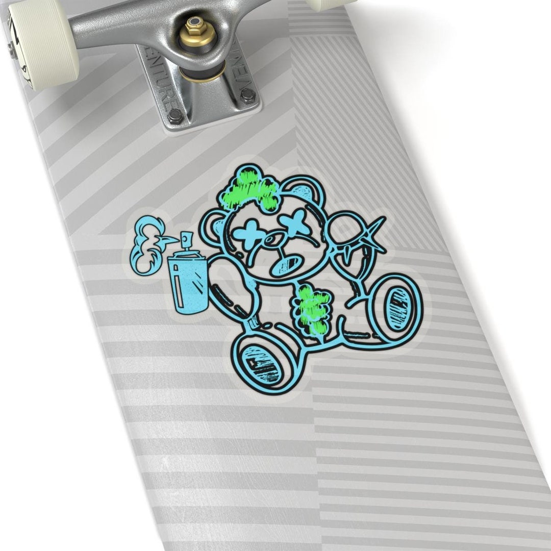 Punk Graffiti Sticker, Emo Sticker, Rock and Roll Sticker, Teddy Bear ...