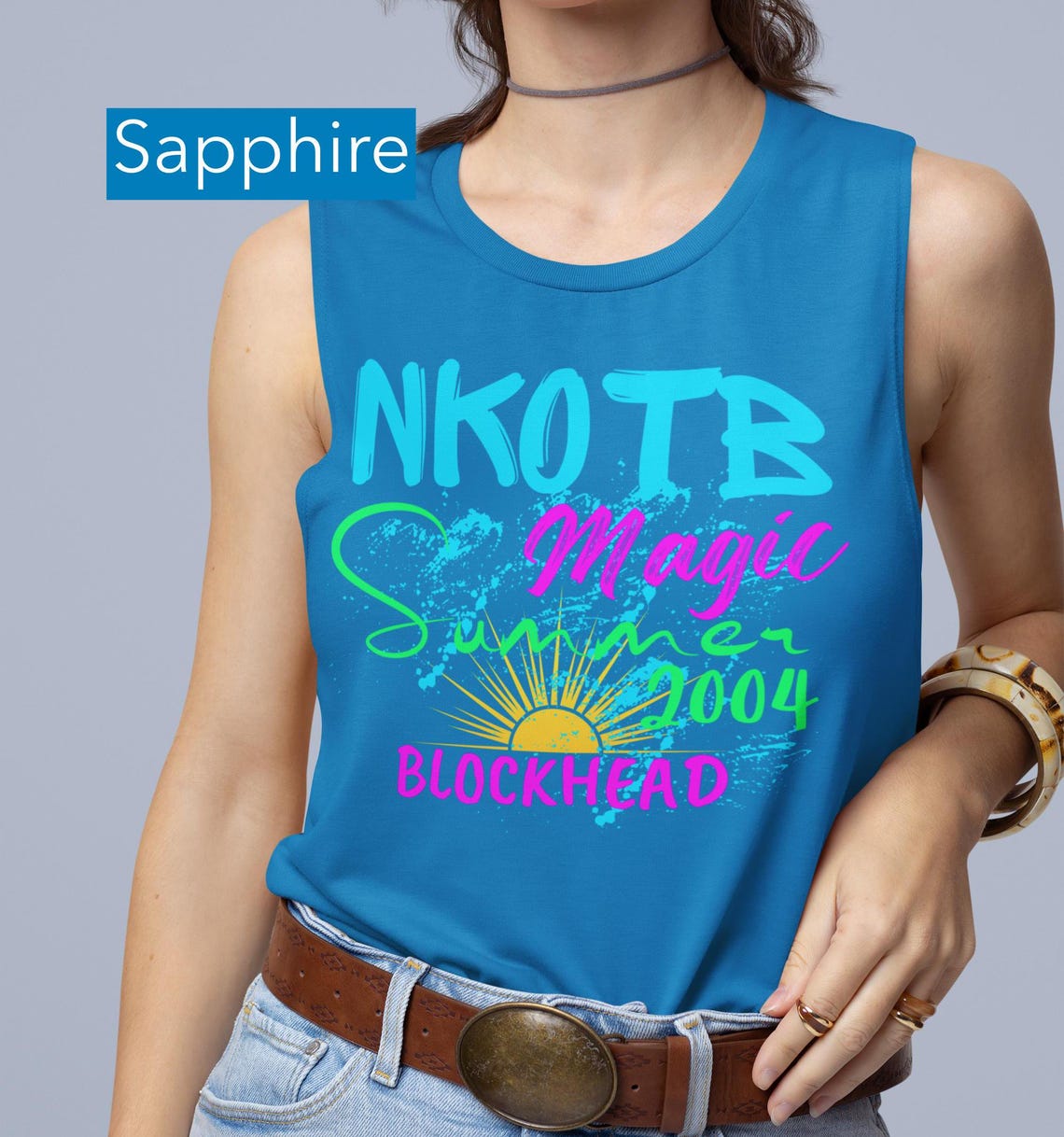 NKOTB 2024 Magic Summer Shirt, Neon NKOTB Concert Shirt, Vintage Tee ...