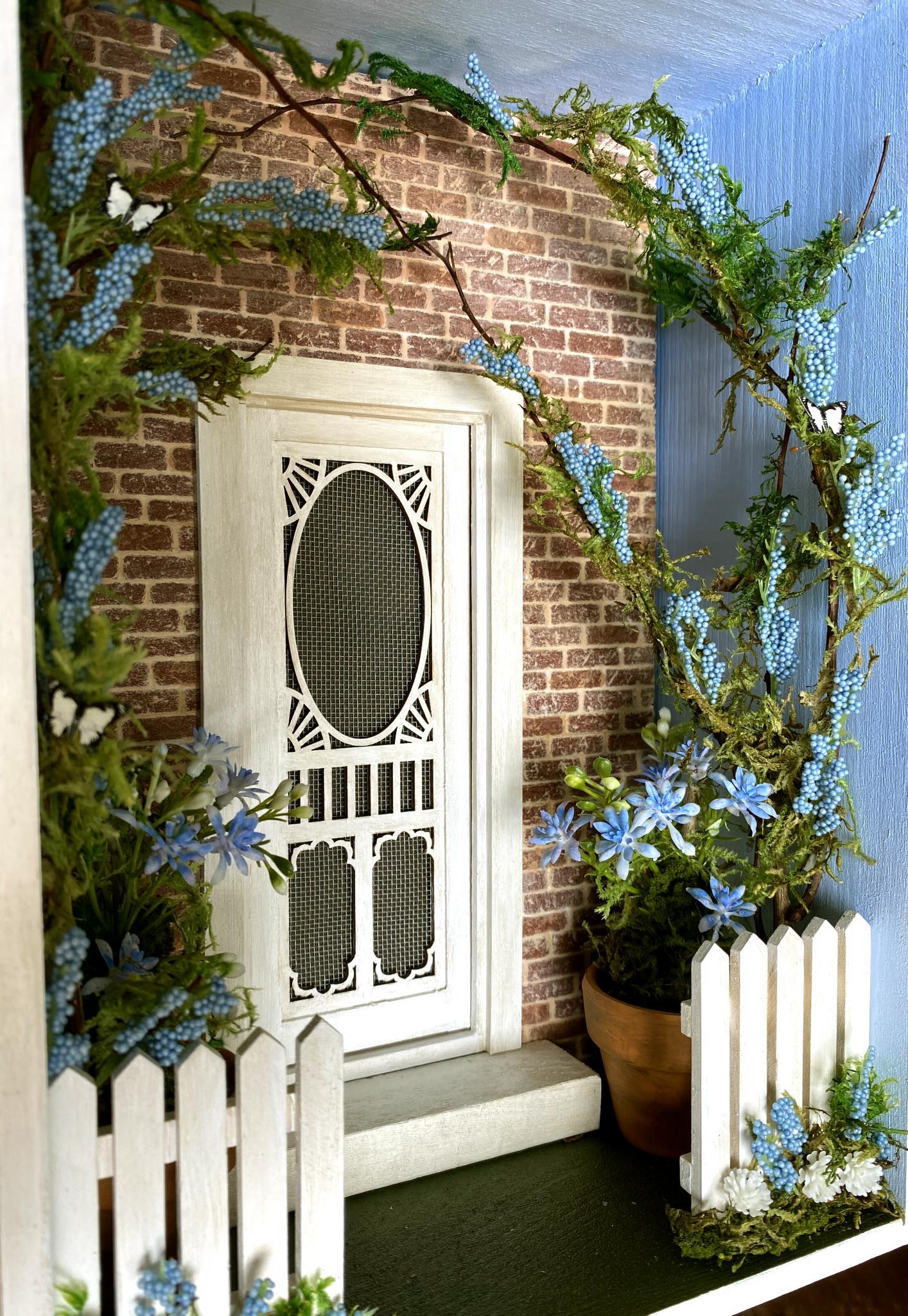 BOOK NOOK, Shadow Box, Miniature Diorama, Original Finished Handmade ...