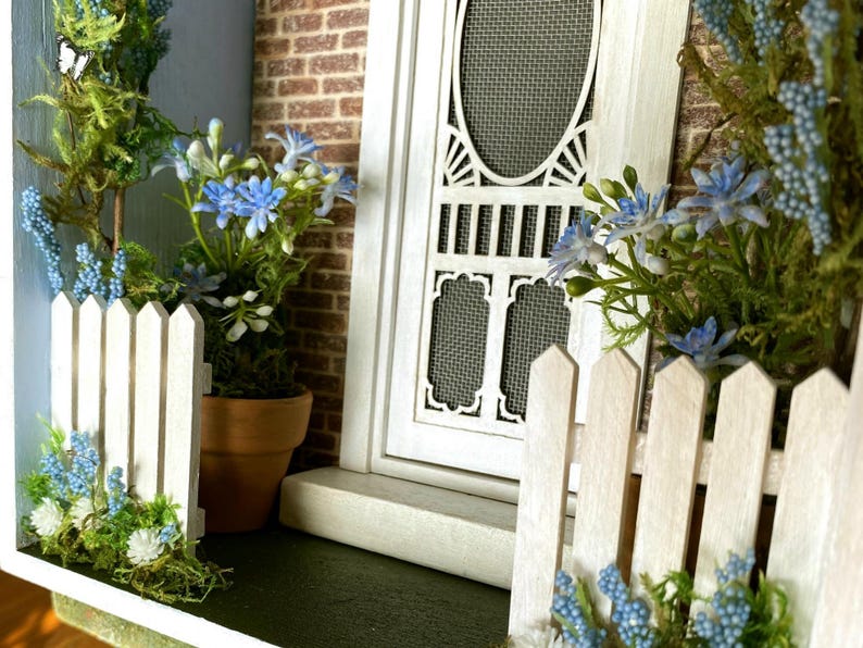 BOOK NOOK, Shadow Box, Miniature Diorama, Original Finished Handmade ...