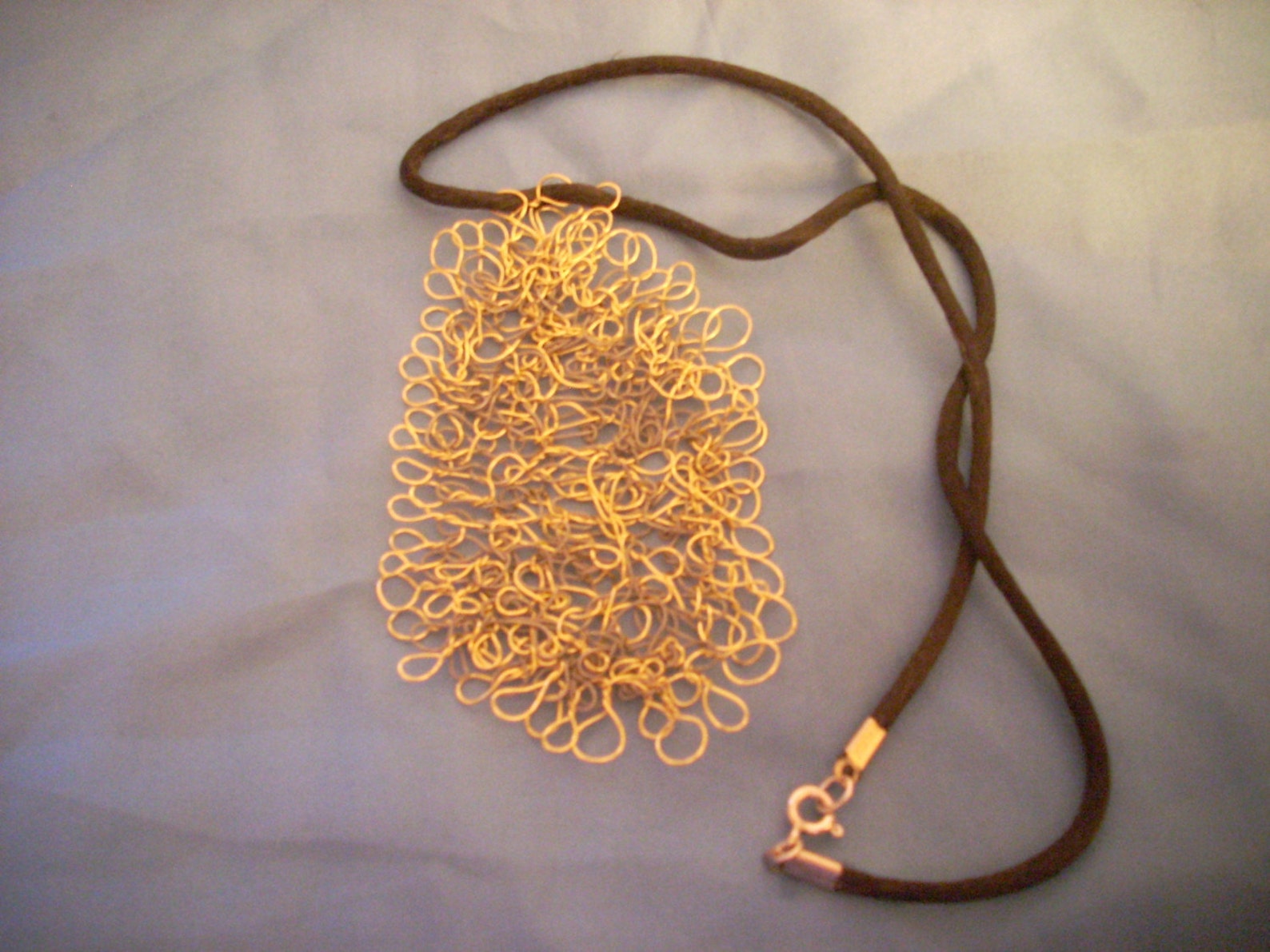 Endless Tangle Wire Necklace - Etsy