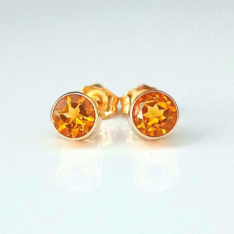 Citrine Aaa Rings - Etsy UK