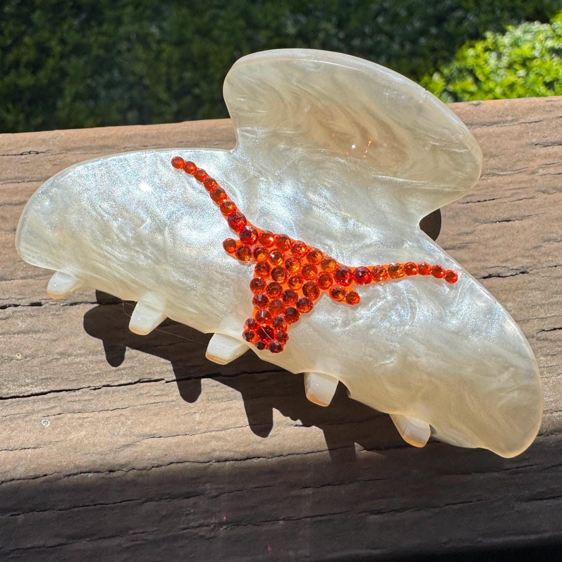 University of Texas Longhorns Bling Claw Clip - Etsy