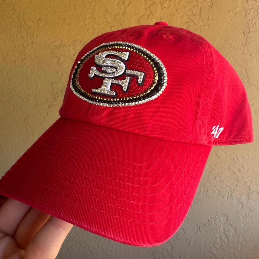San Francisco 49ers Bling Hat - Etsy