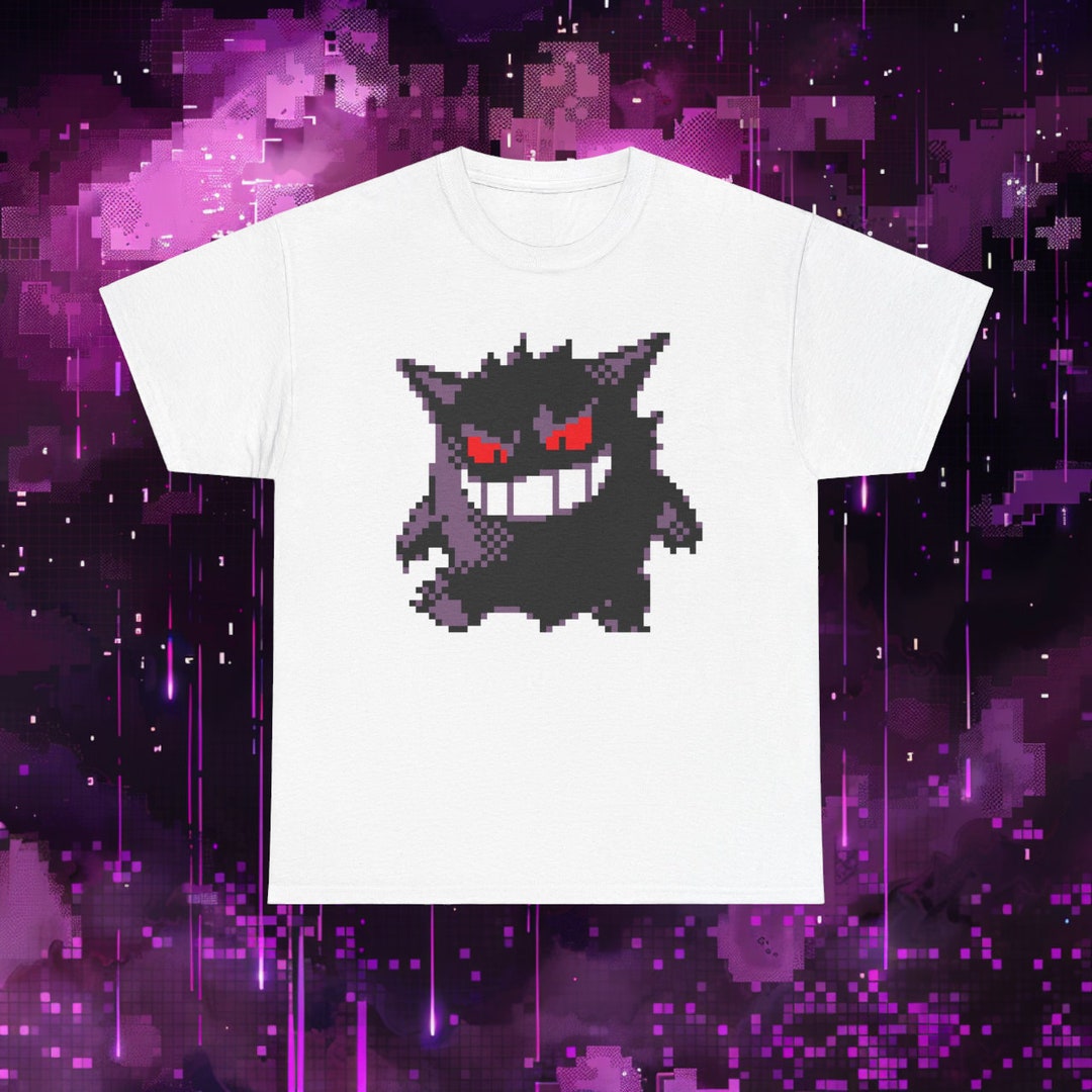 Gengar Shirt, Gengar Tshirt, Gengar Tee, Pokemon Shirt, Pokemon Tshirt ...