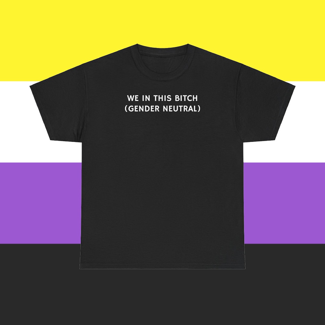 Nonbinary Shirt, Funny Nonbinary Tshirt, Queer LGBTQ Shirt, Nonbinary Pride, Nonbinary Gift We ...
