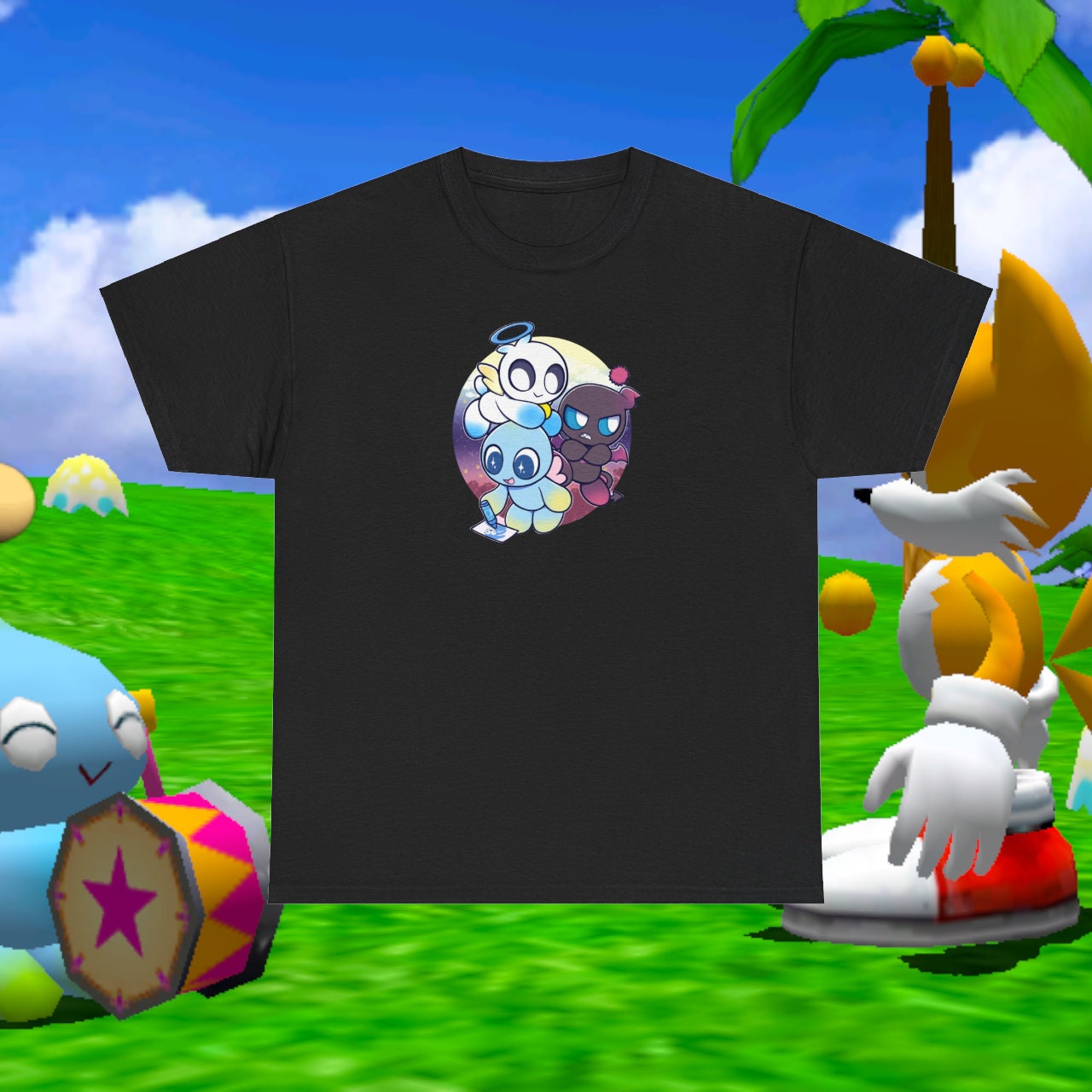 Normal Angel Dark Cute Chao Shirt, Sonic Adventure 2 Battle Chao Tshirt ...