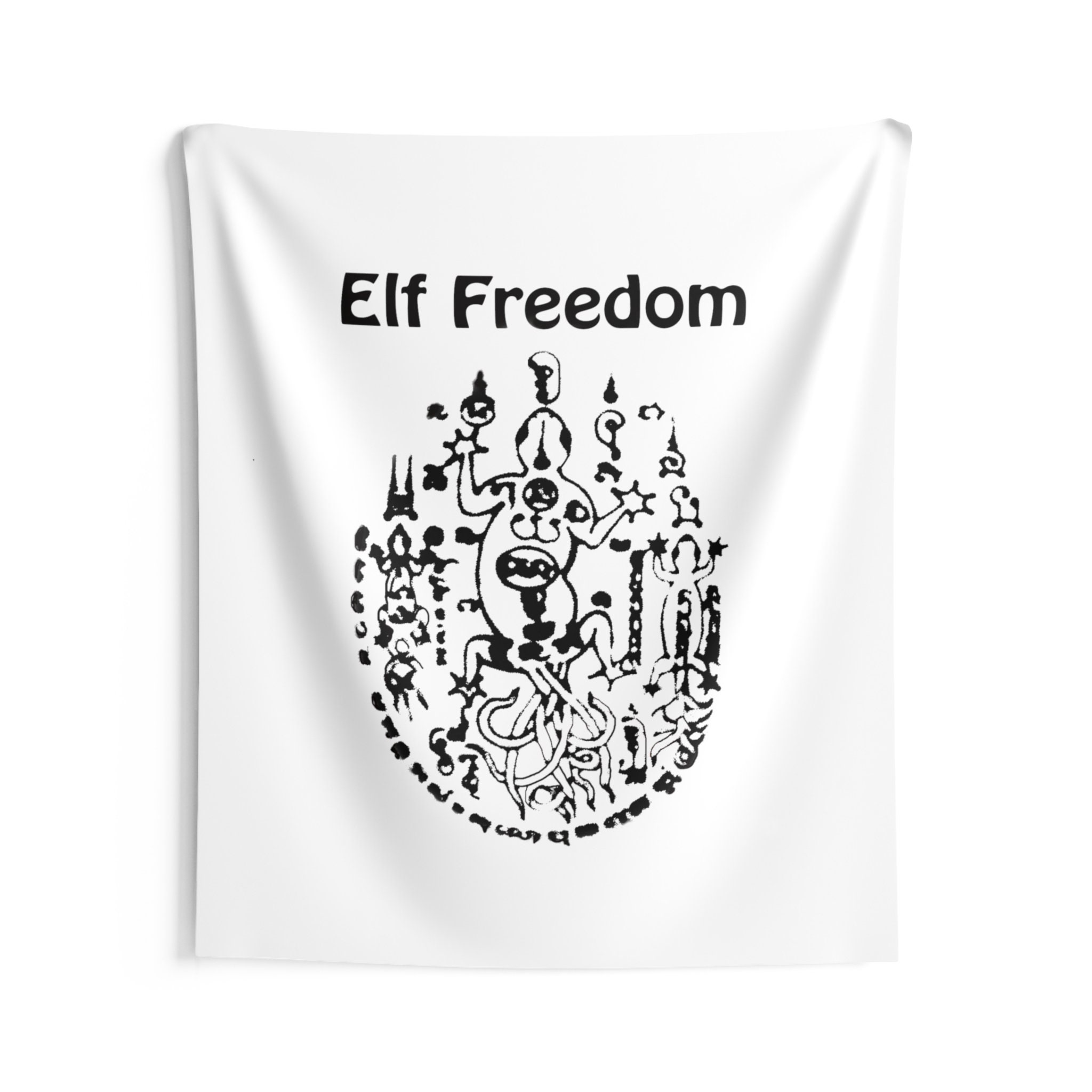 Elf Freedom Great Abundance Good Fortune Lizard Indoor Wall Tapestry - Etsy
