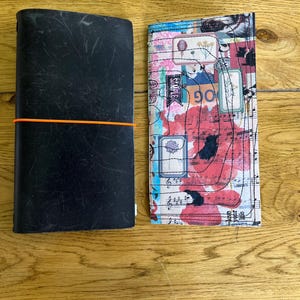 Recycled Paper Junk Journal Insert: Collage Cover, Traveler's Notebook ...