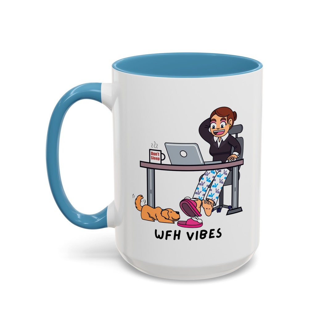 Funny WFH Gal Mug Accent Coffee Mug , 11oz Gift for Boss Gift for Her ...