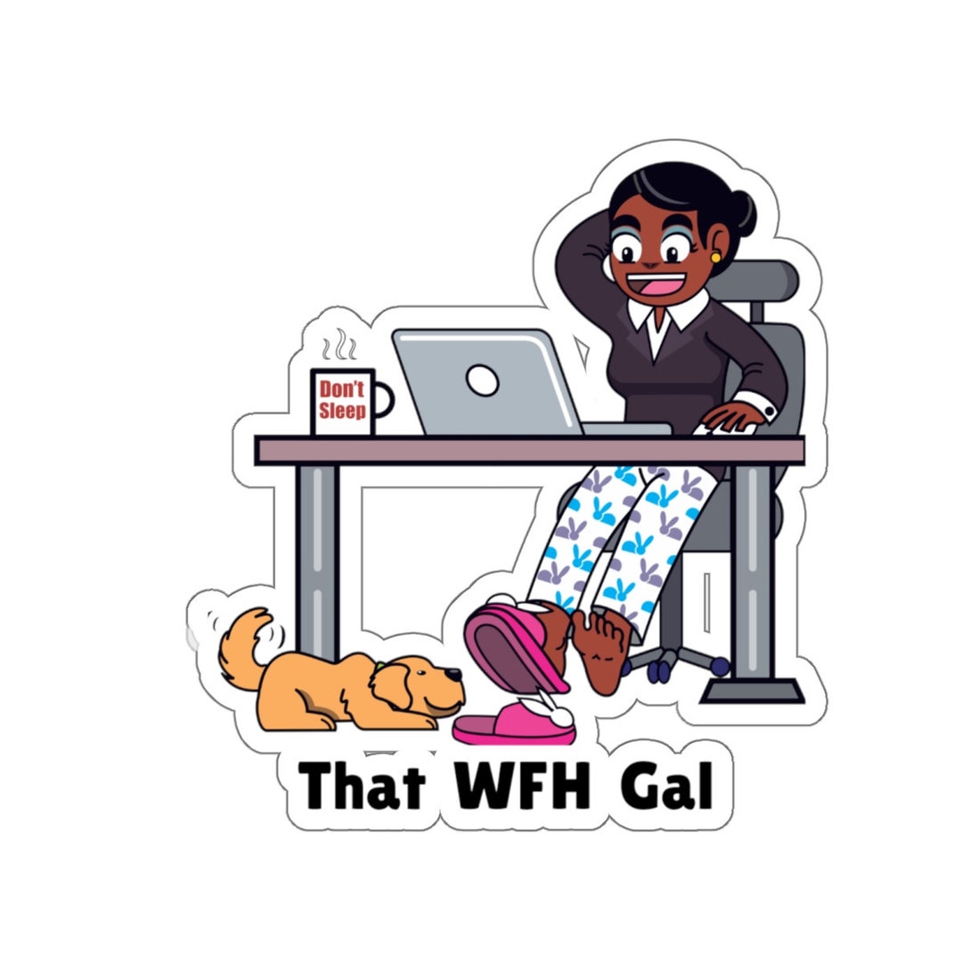 WFH Kiss-cut Funny Stickers Gift for Coworkers Gift for Boss Gift for ...