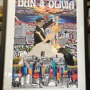 Custom Wedding Poster Art - Etsy